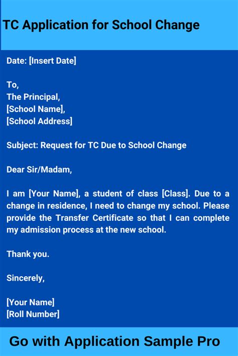 TC Application For Babe Samples Applicationsamplepro Com