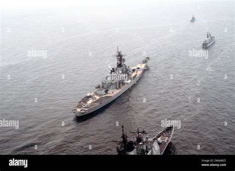An Aerial Starboard Quarter View Of The Battleship Uss Iowa Bb 61