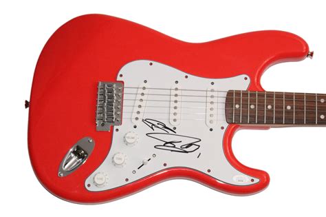 Tom Kaulitz And Georg Listing Signed Autograph Fender Guitar Tokio Hotel