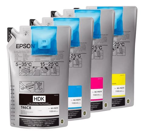 Tinta Sublimática Epson T46c Ultrachrome Plotter F6370 F9470 Moletom Shop