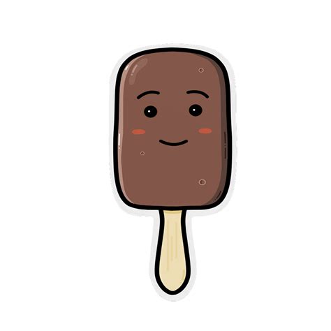 download chocolate popsicle cartoon royalty free stock illustration image pixabay
