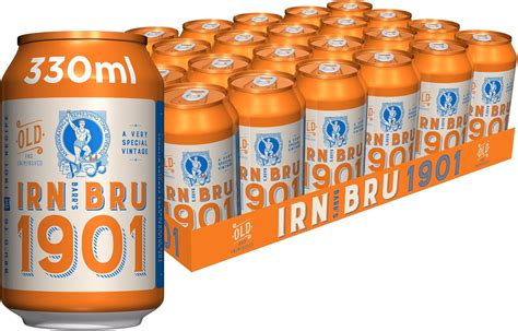 Irn Bru 1901 24 Pack A Very Special Vintage Recipe No Caffeine Full