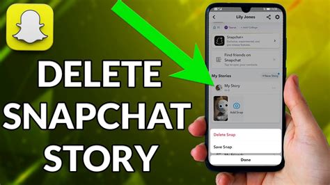 How To Delete A Snapchat Story YouTube