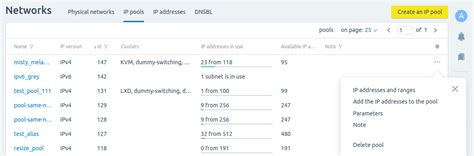 Working With Pools In Vmmanager Ispsystem Instructions