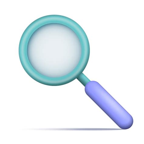 Premium Vector Magnifying Glass Analysis Concept 3d Vector Iconvector Illustration