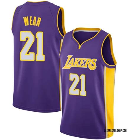 Big And Tall Mens Travis Wear Los Angeles Lakers Nike Swingman Purple