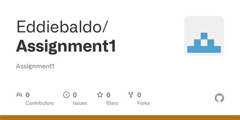 Github Eddiebaldoassignment1 Assignment1