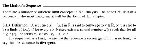 solved the limit of a sequence there are a number of