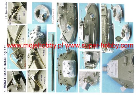 M60a1 Basic Detailing Set For Afv Club Legend Lf1305
