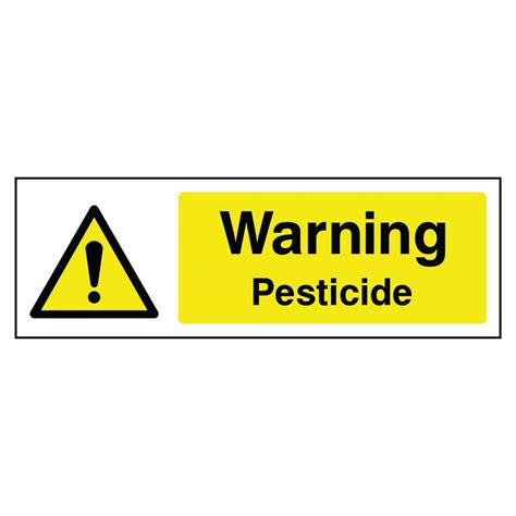 Warning Pesticide Sign The Safety Sign Depot