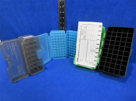 4 Empty Plastic Ammo Boxes