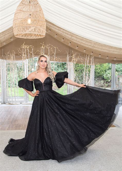 The Girls Love Black Wedding Dress Limelight Occasions