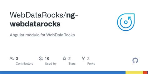 ng webdatarocks package json at main · webdatarocks ng webdatarocks