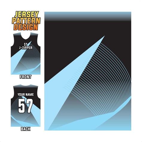 Jersey Design Vector Template For Sports Teams