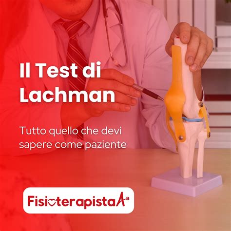 Il Test Di Lachman Fisioterapistaa Il Blog