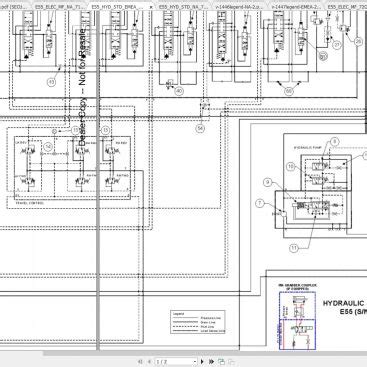 Bobcat Excavator E Hydraulic Electrical Schematic