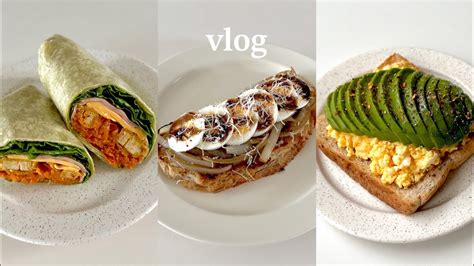 식단vlog 🥑아보카도에그오픈샌드위치 양배추덮밥 단호박빵 양파토스트 🧅 또띠아롤 다이어트식단 Youtube