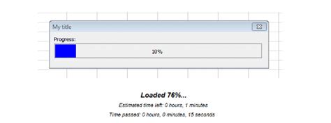 Animated Vba Progress Bar For Excel And Access Analyst Cave
