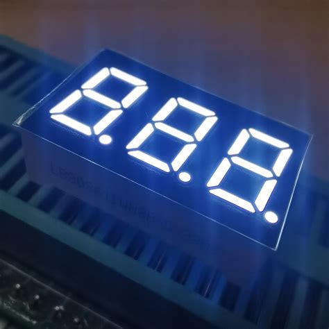 036 3 Digit 7 Segment Led Display Common Anode For Temperature