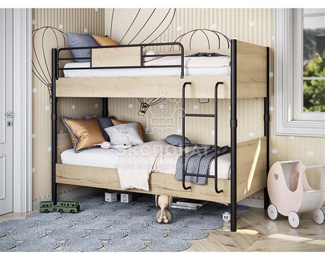 Кровать двухъярусная Дельта Лофт 20 02 02 Натура купить в Краснодаре с доставкой по доступной