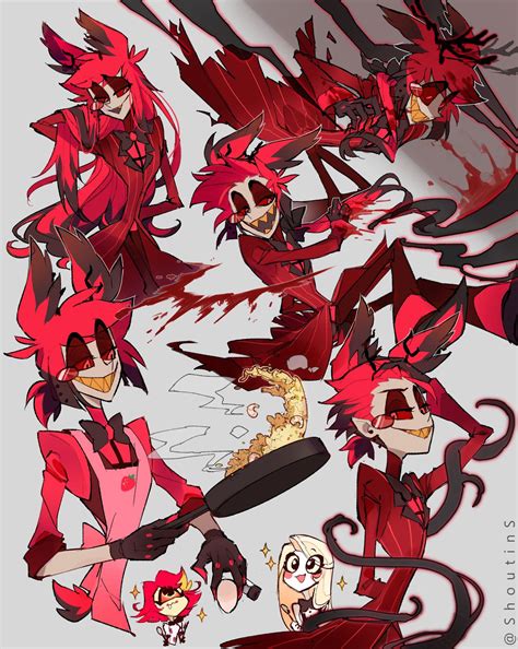 Drawing Alastor From The Hazbin Hotel By Levelsshorts Hazbinhotel Helluvabossalastor Anime Art