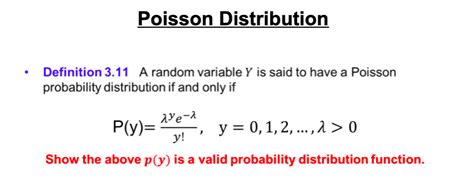 Solved Poisson Distribution Definition 311 A Random