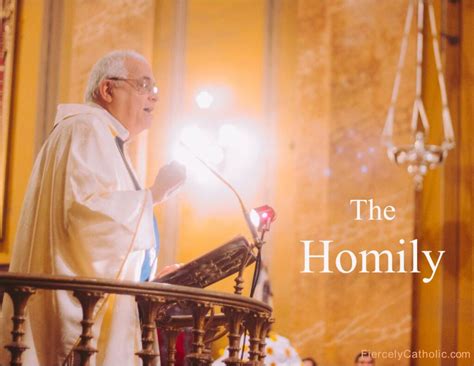 The Homily At Mass Fiercely Catholic