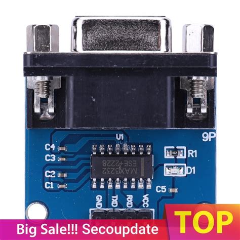 Max3232 Rs232 To Ttl Max232 Flashing Board 33v 55v Female Serial To