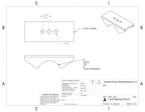 Leaf Spring Perch Dxf File Package Etsy