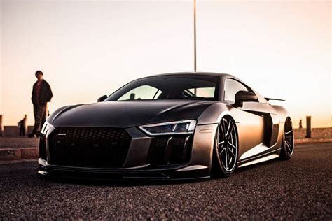 2016 2019 Audi R8 Vrs Style Carbon Fiber Front Lip Bayoptiks