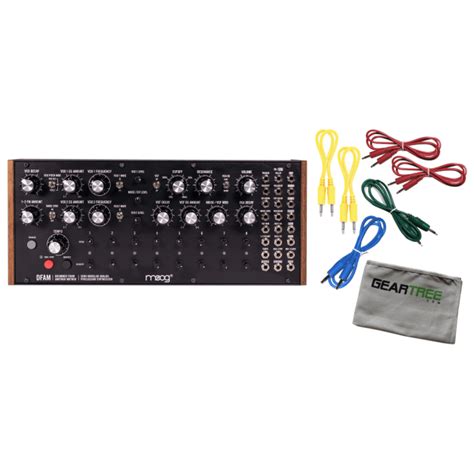 Moog Dfam Semi Modular Analog Percussion Synthesizer W 6 Cables And Cloth Geartree