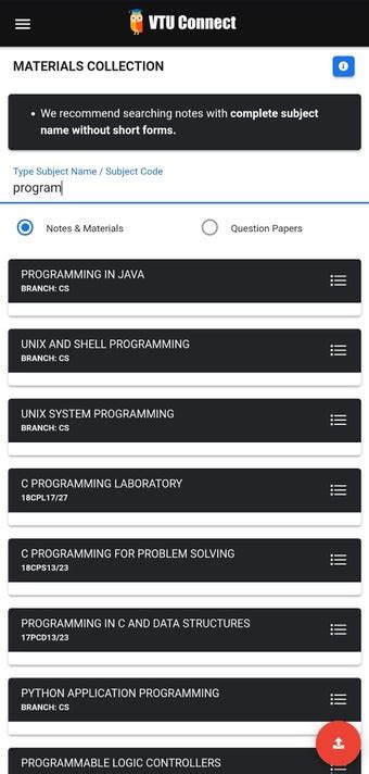 Vtu Connect Notes Qps Syllabus Results Apk For Android Download
