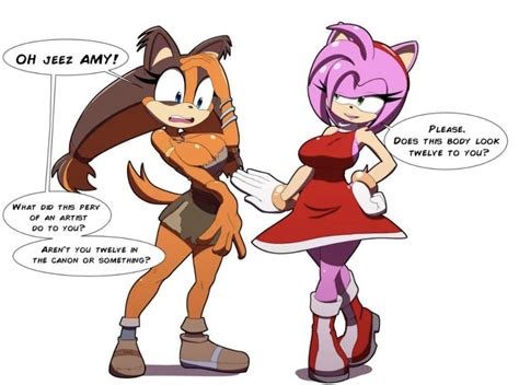 Amy And Sticks R Sonicthehedgehognsfw