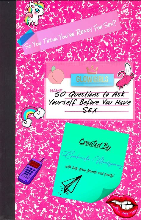 Glow Girls Questions To Ask Yourself Before You Have Sex Etsy