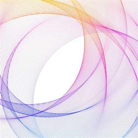 디자인 요소 많은 보라색 라인 서클 링의 물결 흰색 배경에 고립 된 추상 수직 물결 모양의 줄무늬 벡터 일러스트 레이 션 Eps 10 혼합 도구를 사용하여 만든 라인으로