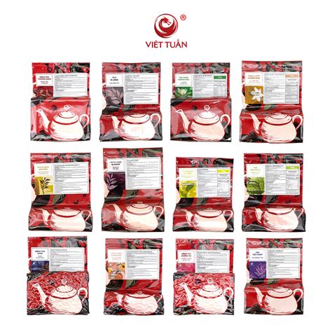 Hồng Trà Hương Vải Lychee Flavor Black Tea Việt Tuấn 500g Viettuantea