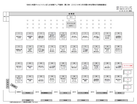 会場配置図 Shift Local（シフトローカル）
