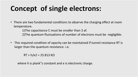 Single Electron Transistomy Pptx