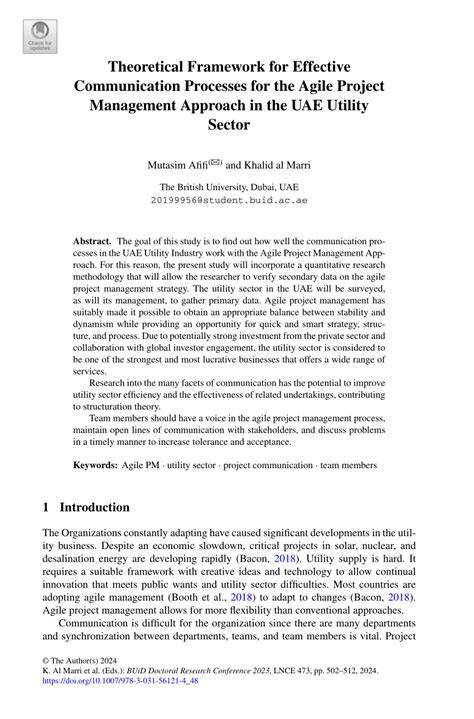 Pdf Theoretical Framework For Effective Communication Processes For