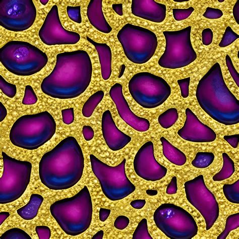 Gemstone Pattern In Deep Jewel Tones Of Ruby And Amber · Creative Fabrica