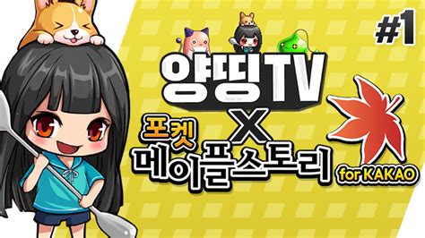 양띵 양띵 라이딩 받으세요 동영상 참고 하루아침에 졸부가 된 양띵의 포켓 메이플스토리 For Kakao 플레이 1편