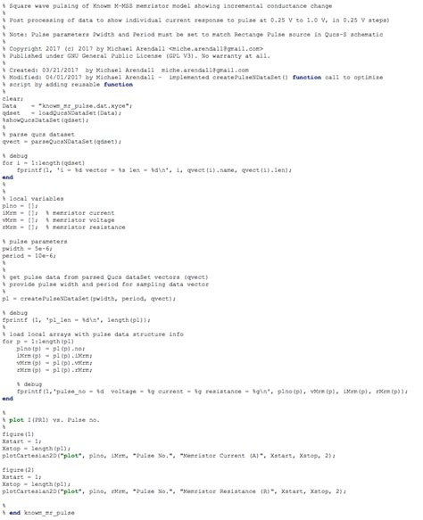 Using Gnu Octave Scripts For Post Analysis Of Xyce Simulation Results Within Qucs S Graphical