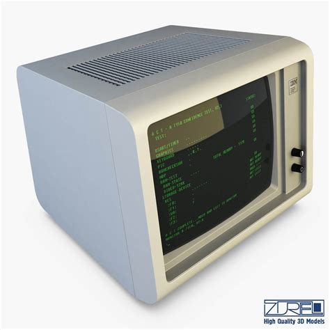 Ibm 5150 Monitor 3d Model By Zurel