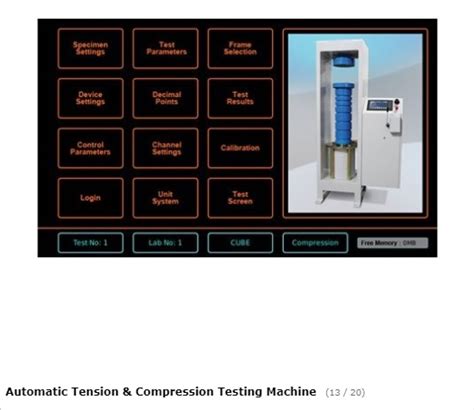 Automatic Tension Compression Testing Machine UTM 3000 Material Testing Laboratory Equipment