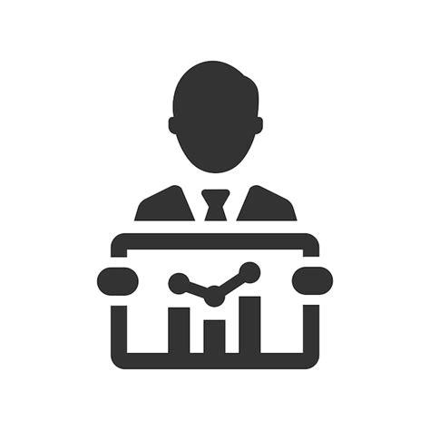 Premium Vector Graph Analysis Icon