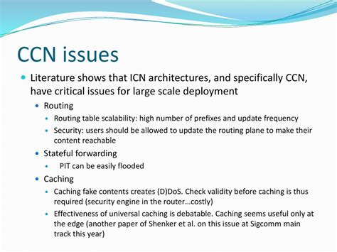 Ccn Application Domains Brainstorming From Greenicn Project Ppt Download