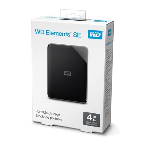 WD (Western Digital) 4 TB Elements SE 2.5 Zoll schwarz Externe HDD ...