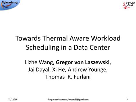 Ppt Towards Thermal Aware Workload Scheduling In A Data Center Powerpoint Presentation Id 587843