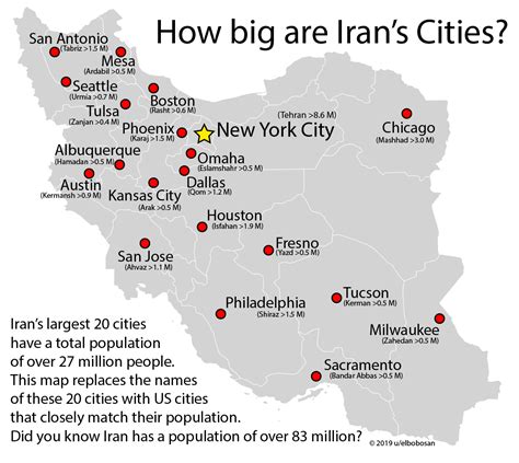 Iran Map Cities