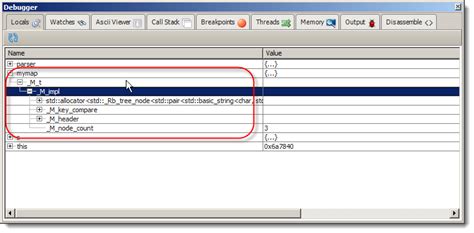 CodeLite IDE Main GdbPrettyPrinting